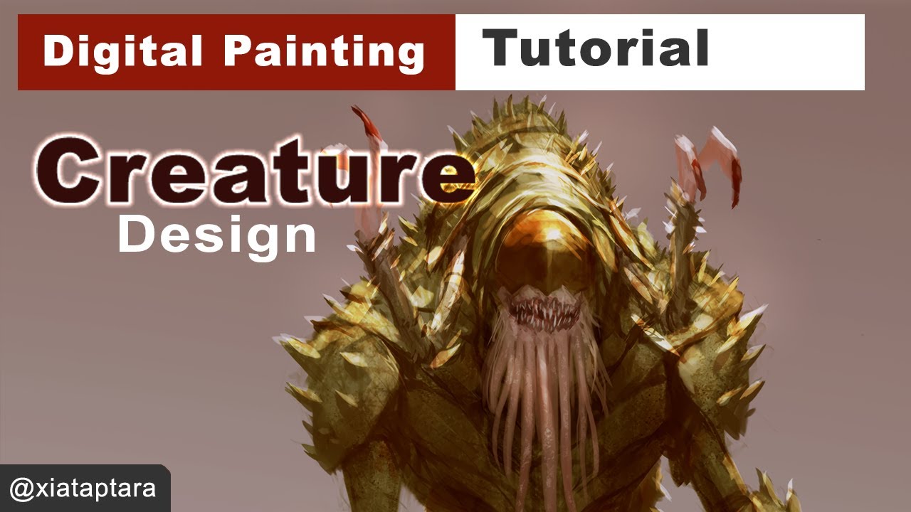 Creature Design Digital Painting tutorial