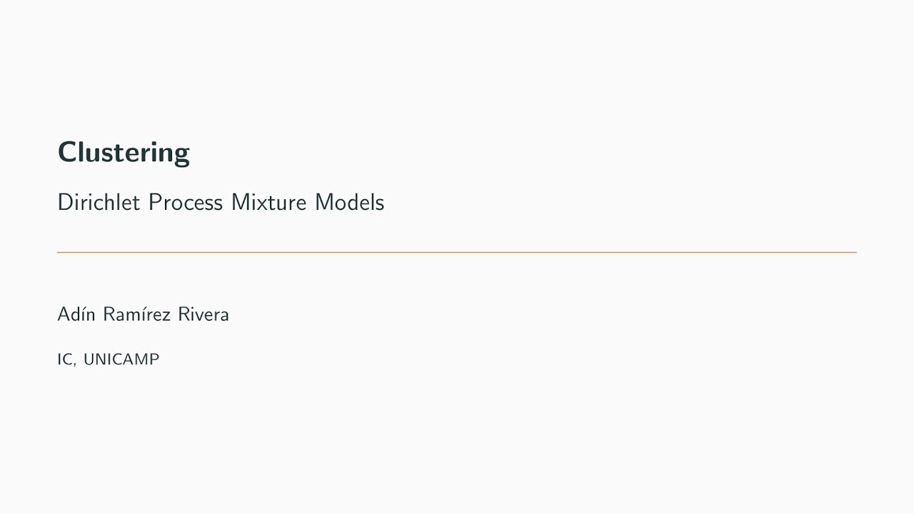 S13.1 Dirichlet Process Mixture Models