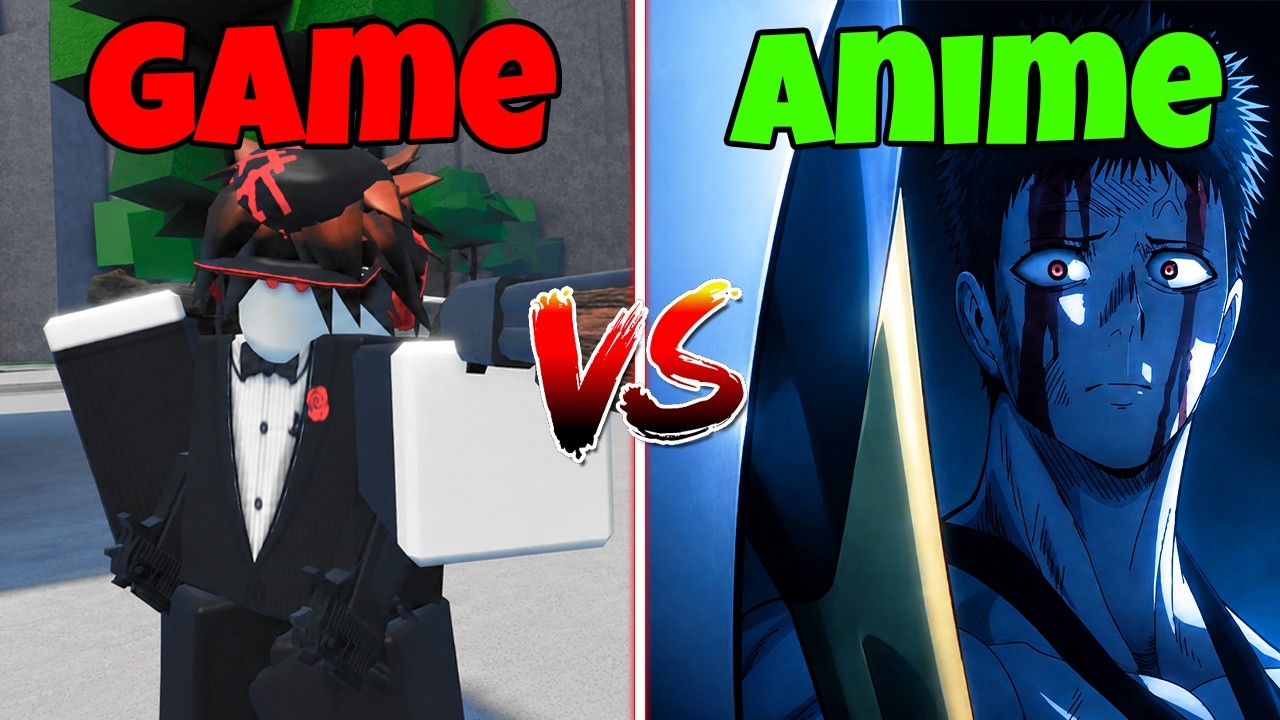 Strongest Battlegrounds TRAILER vs ANIME Comparison!