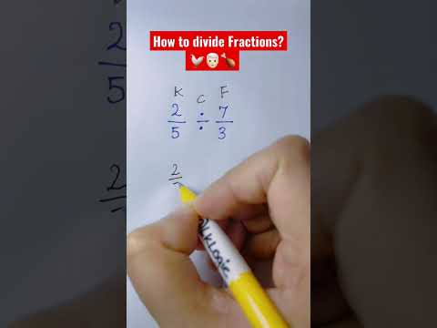 How to divide fractions?
