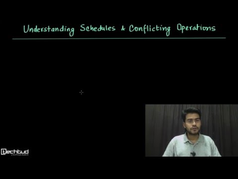 Understanding Schedule and Conflict in Transaction Management