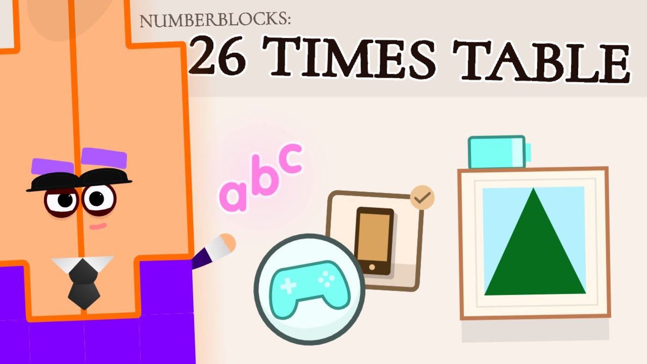 Numberblocks - 26 Times Table (link in description!)