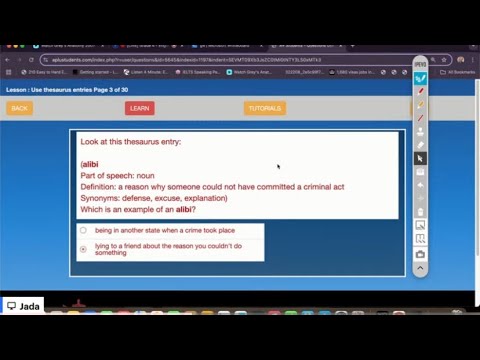 Grade 4 - English: Thesaurus skills