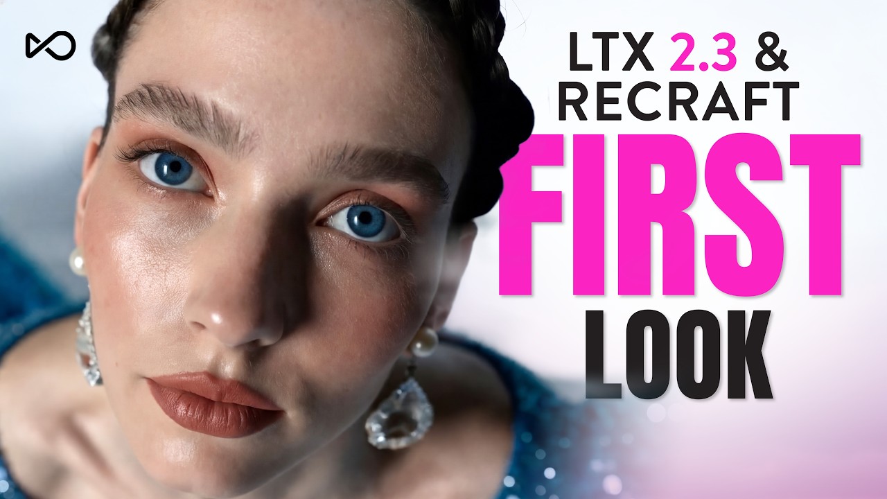 Watch AI Bring Your Images to Life With LTX 2.3 & Recraft