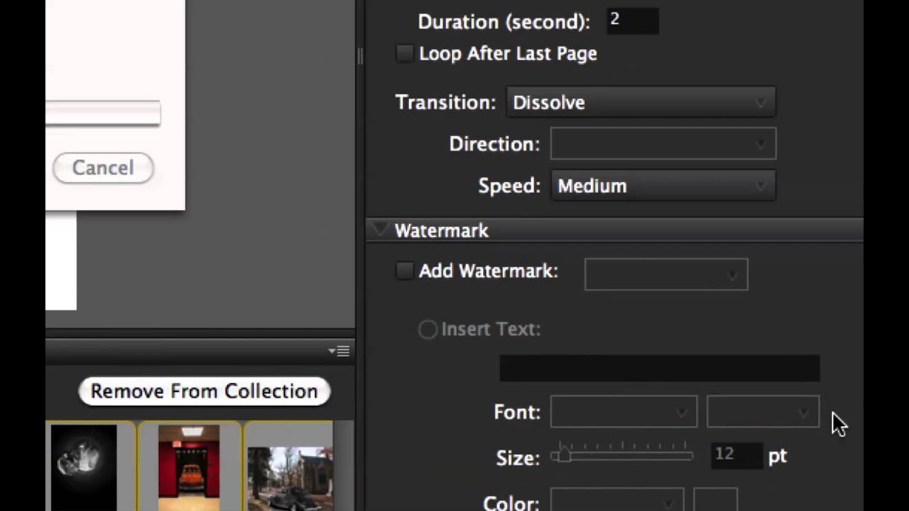 Contact Sheets in Bridge CS6 part 3 PDF slide shows