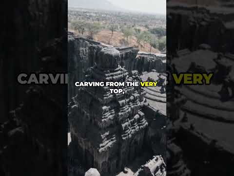 Kailasa Temple: The Mountain Carved From Top to Bottom #KailasaTemple #ElloraCaves #Ancient #India