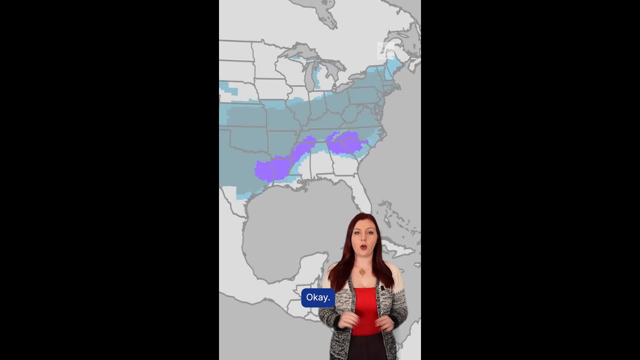 Ice Storm Warnings Across The South, Southeast