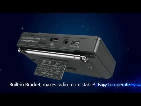 2022 New XHDATA D-368 FM AM SW Bluetooth Radio