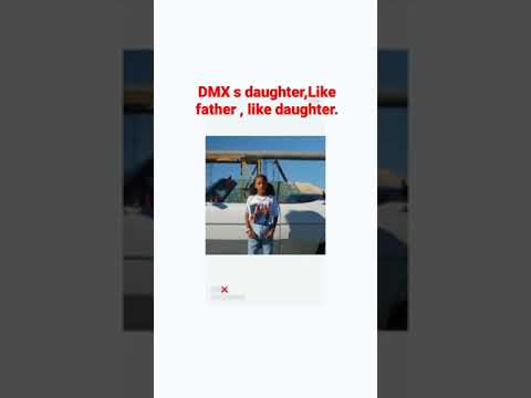 DMX s daughter, Like father, like daughter.