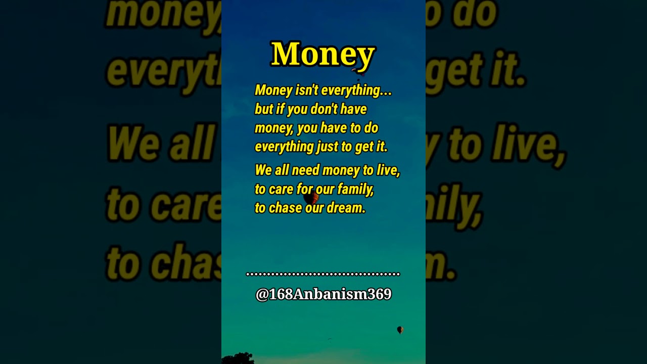 Money isn't everything | Life Lessons | Wisdoms | Motivation | Quotes | Shorts