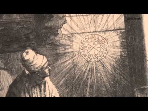 Rembrandt's orignial etching "Faust"