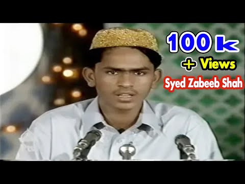 Syed Zabeeb Masood Shah Best Naat in Competition on PTV - Memories