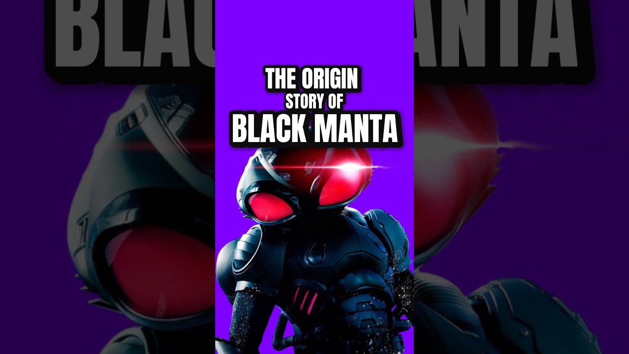 Who is Black Manta? 🐠🖤 #shorts