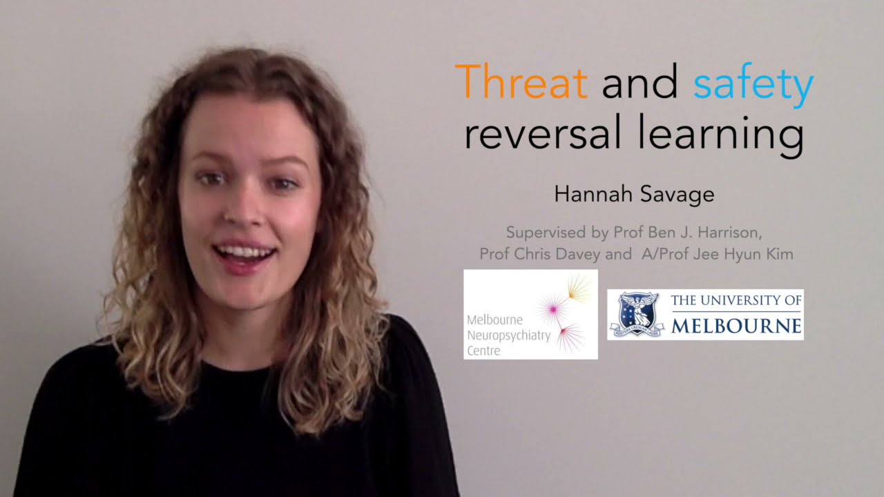 Threat and safety reversal learning (Hannah Savage)