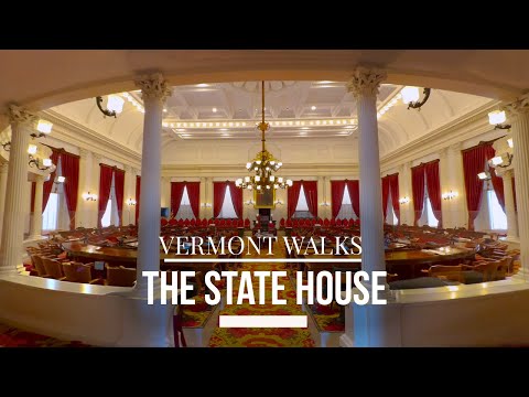 Vermont Walks - The Vermont State House in Montpelier, VT γ» 4K