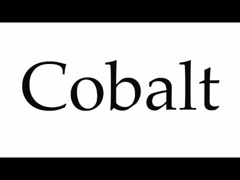 How to Pronounce Cobalt