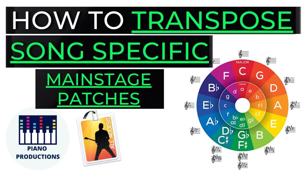 Transposing Patches in Mainstage 3 Complete Tutorial