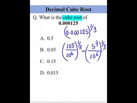 Decimal Cube Root #shorts #maths #decimal #cuberoots #mathpractice