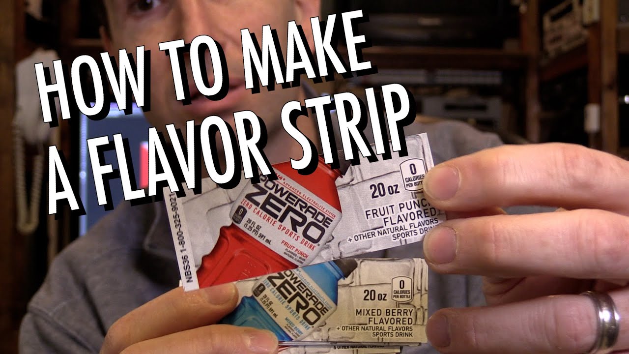 How to Make Flavor Strips
