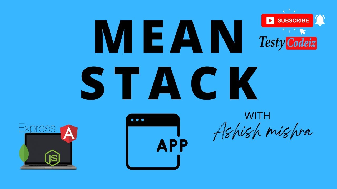 MEAN Stack Application from scratch, Blog Project from scratch using Angular 15 with Testy Codeiz