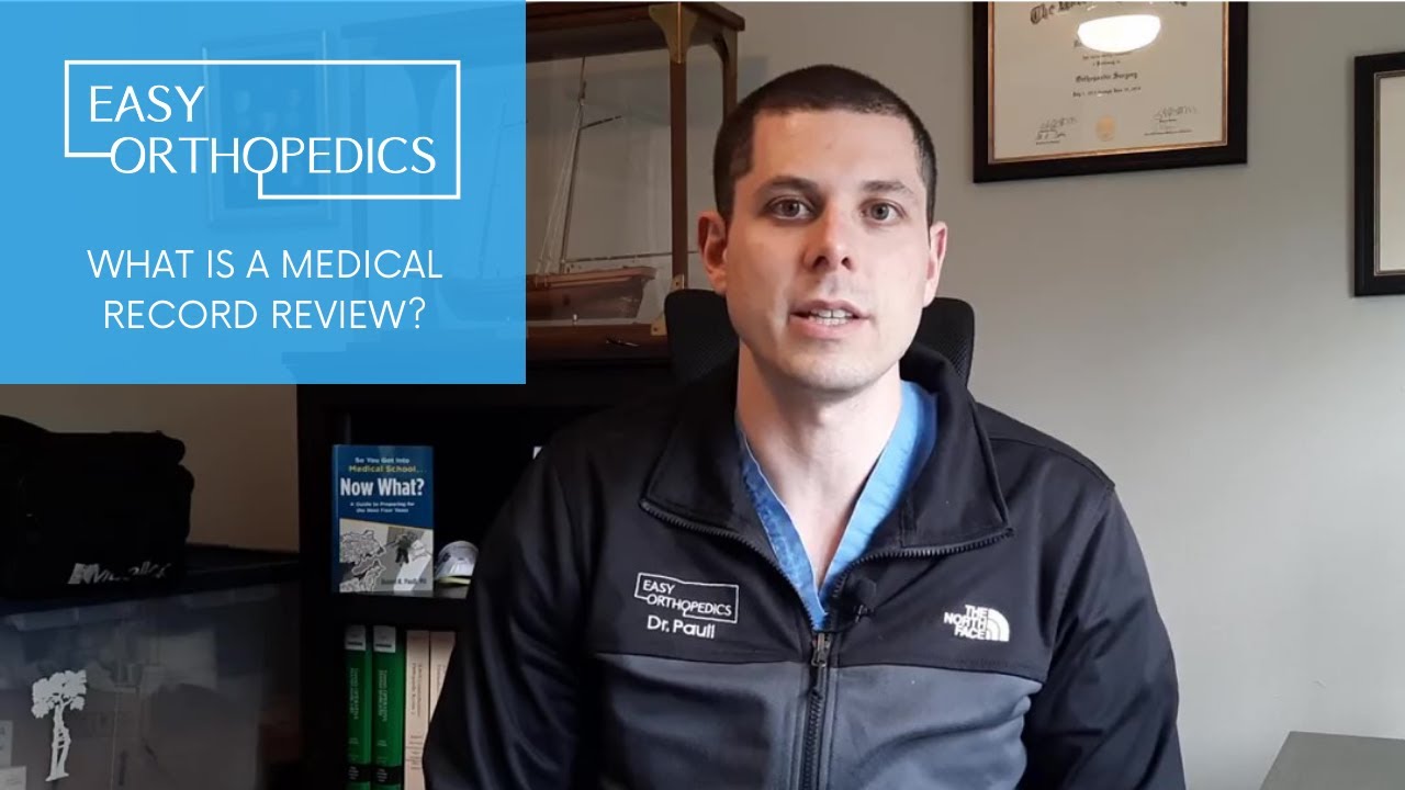 What is a medical record review?