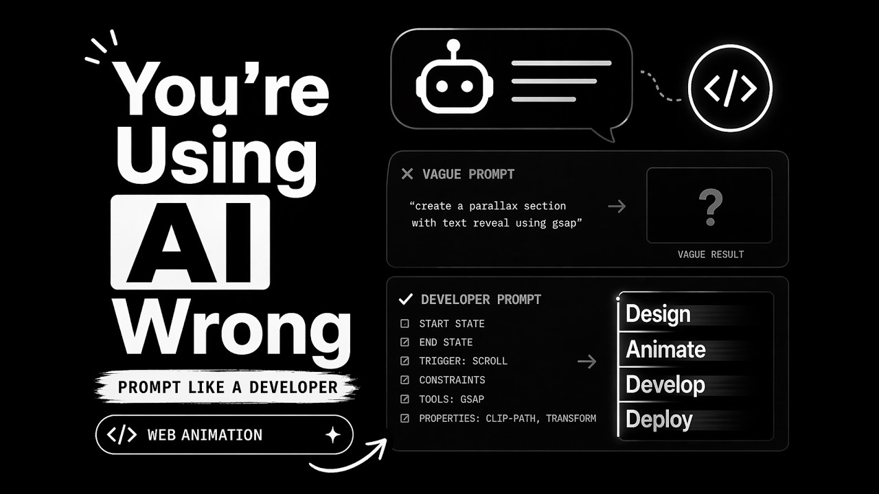 Stop Falling Into the AI Loop (Web Animation Workflow)