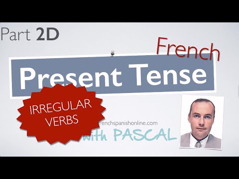 French present tense irregular verbs in -dre