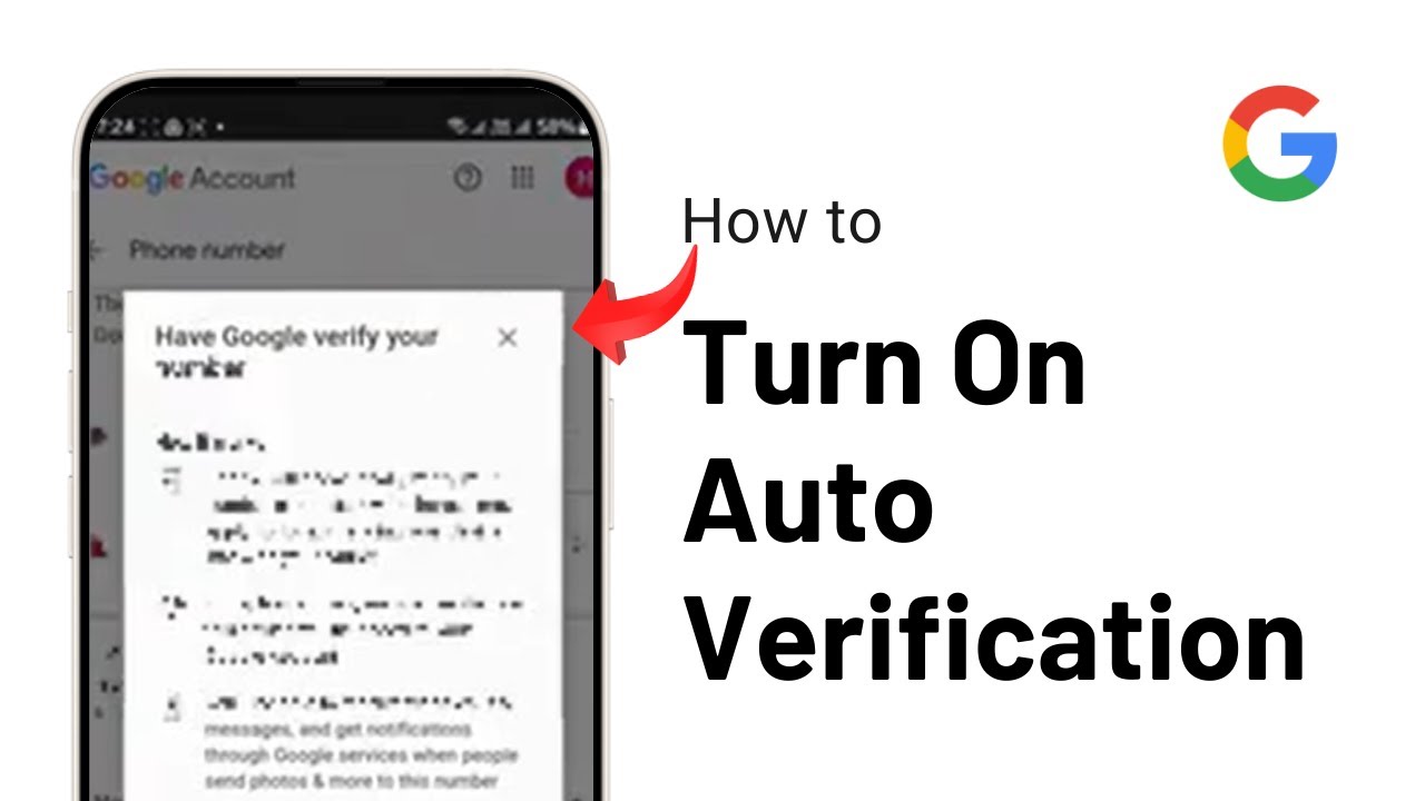 How to Turn On Auto Verification on Google