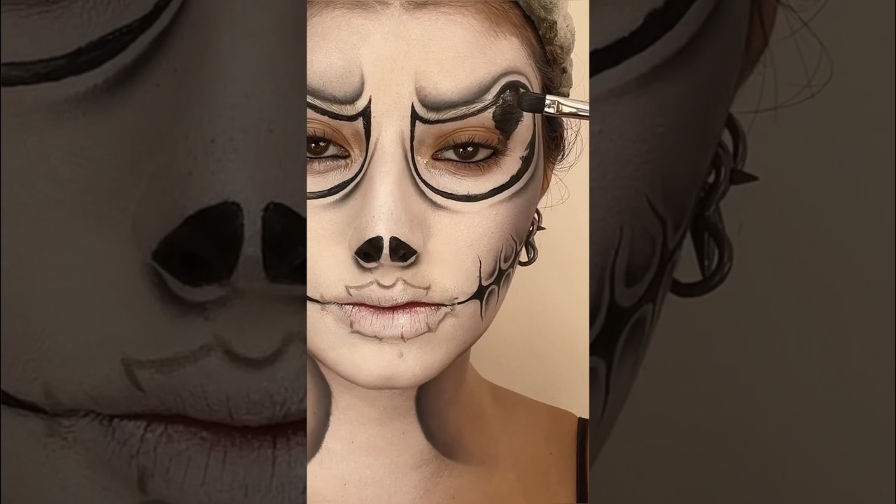 JACKKKK 🎅 #jackskellington #nightmarebeforechristmas #halloweenmakeuplook