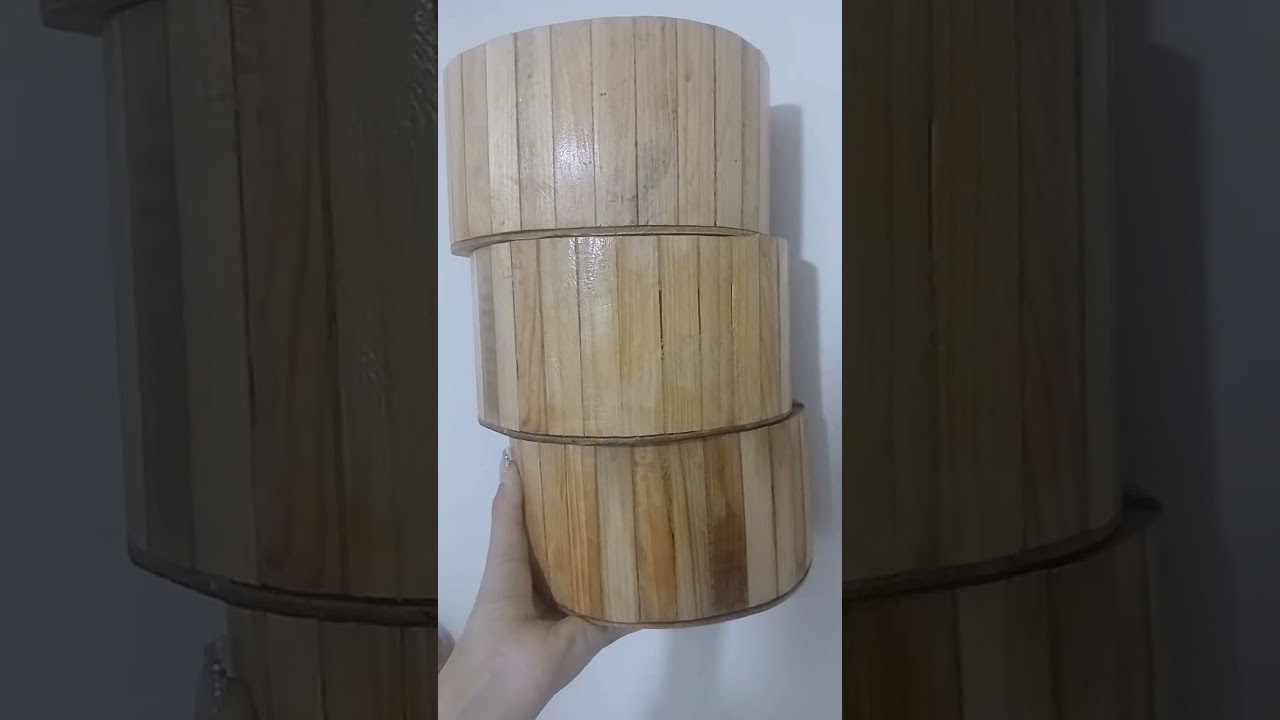 tenemos disponibles cajas circulares de madera #shorts #mdf #cajas