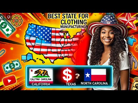United States! Best State for Clothing Manufacturing