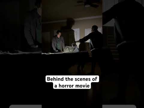 Behind the scenes of a horror movie! #filmmakersfamily #horrorfilm # ...