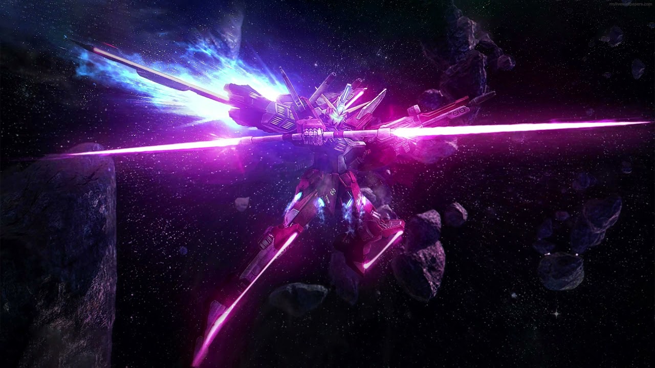 WINDOWS LIVE WALLPAPER - ZGMF X19A Infinite Justice Gundam