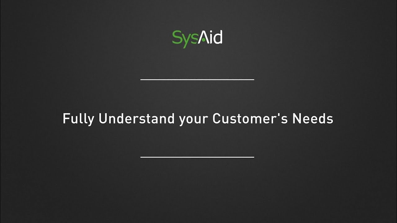 Stuart Rance's ITSM Tip #13:  Our Customer's Needs