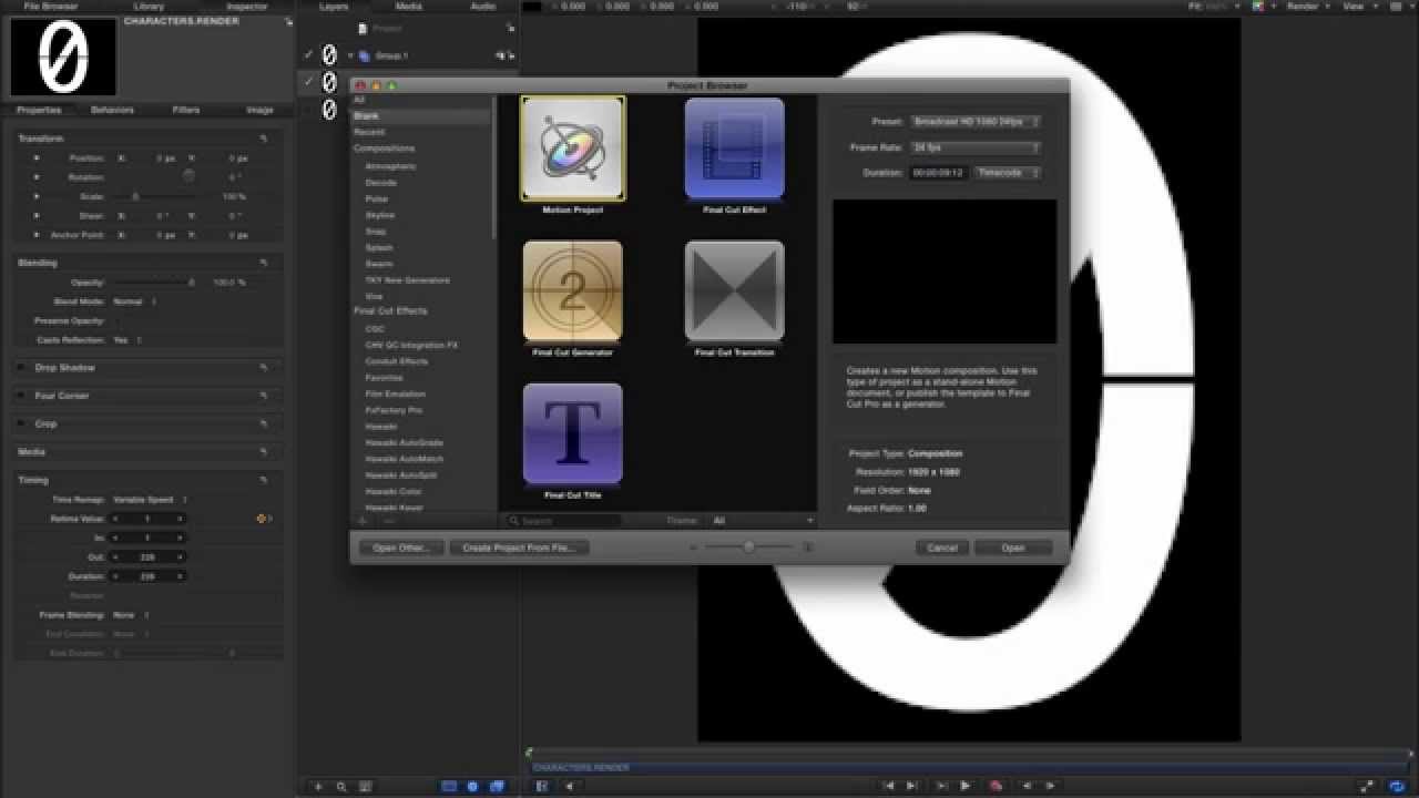 Apple Motion 5: ALL NEW Departure Board Tutorial