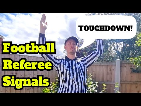 Football Referee Signals! #NFL #Football #Referee #Sports