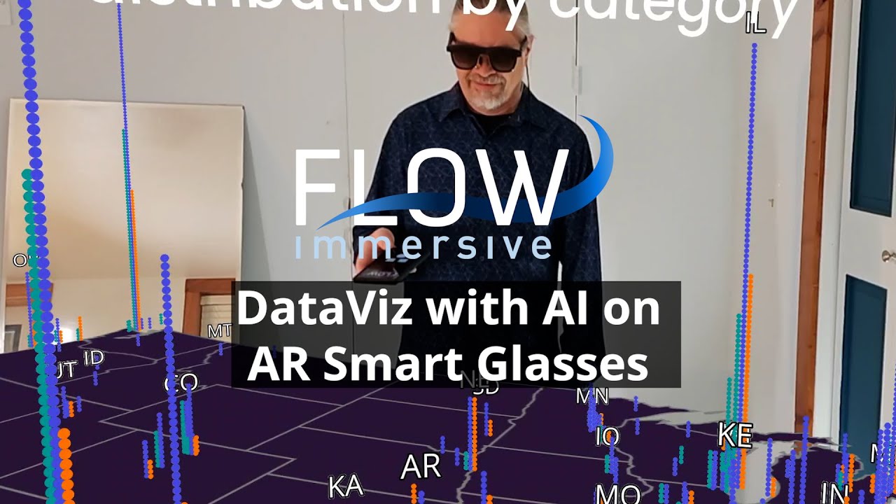 Flow DataViz on XReal Smartglasses with AI - 2 minutes
