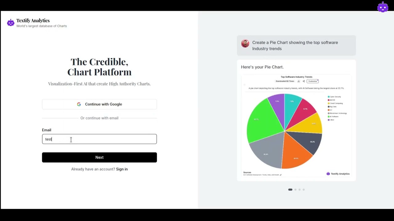 #2: Signing Up for Textify Analytics: Your First Account