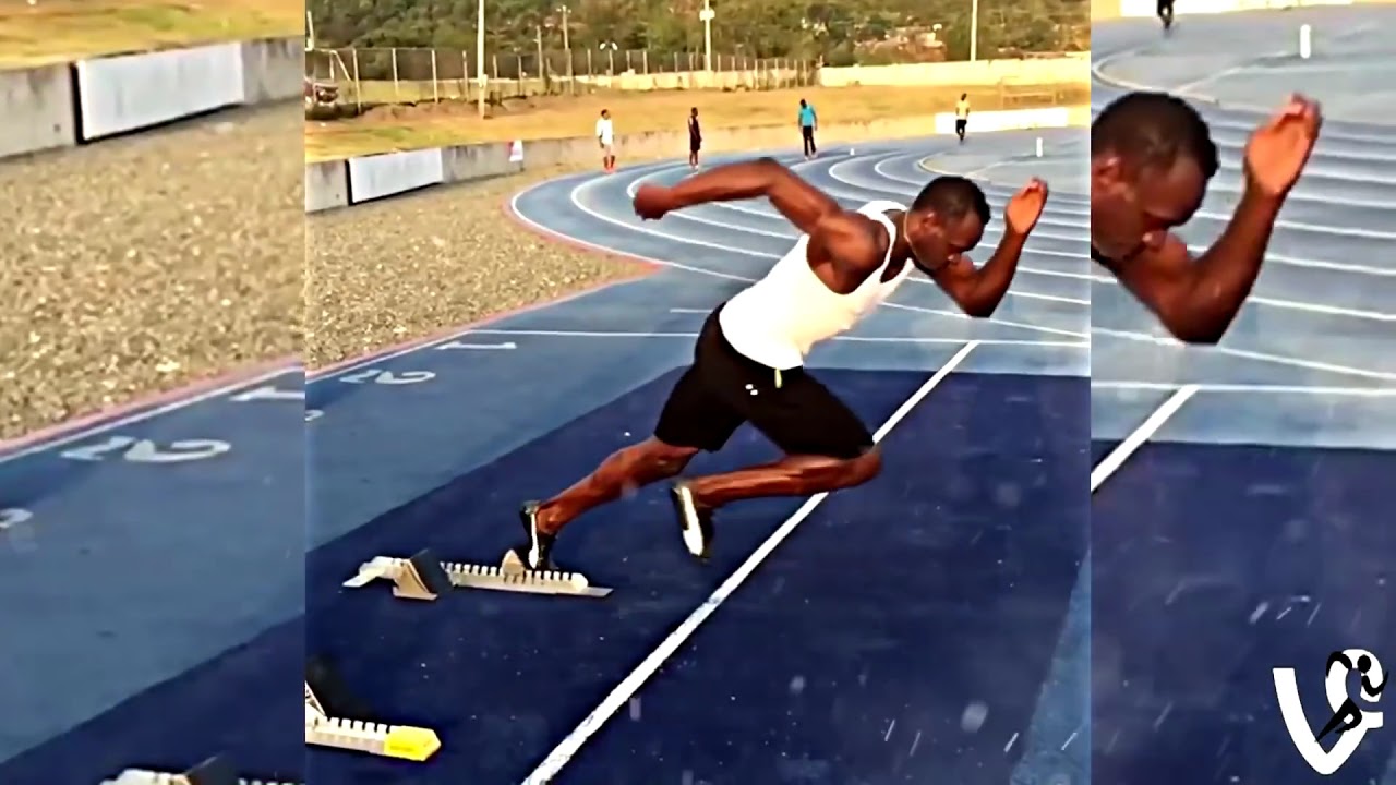 Usain Bolt Block Start Slow Motion