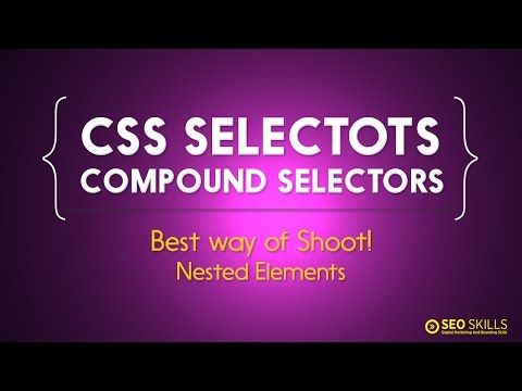 CSS Compound Selector Telugu Tutorial Video Lecture - Learn CSS: A Comprehensive Tutorial for ...