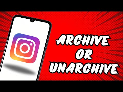 How to ARCHIVE or UNARCHIVE POSTS or STORIES on INSTAGRAM