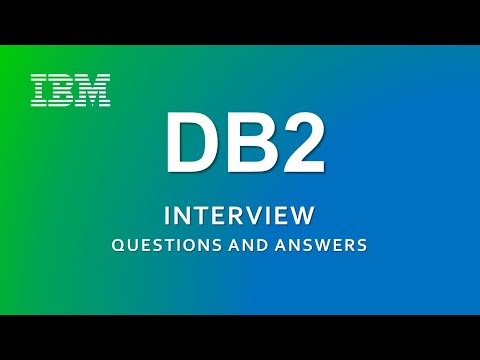 DB2 Interview Questions and Answers | IBM | RDBMS | Database Interview |
