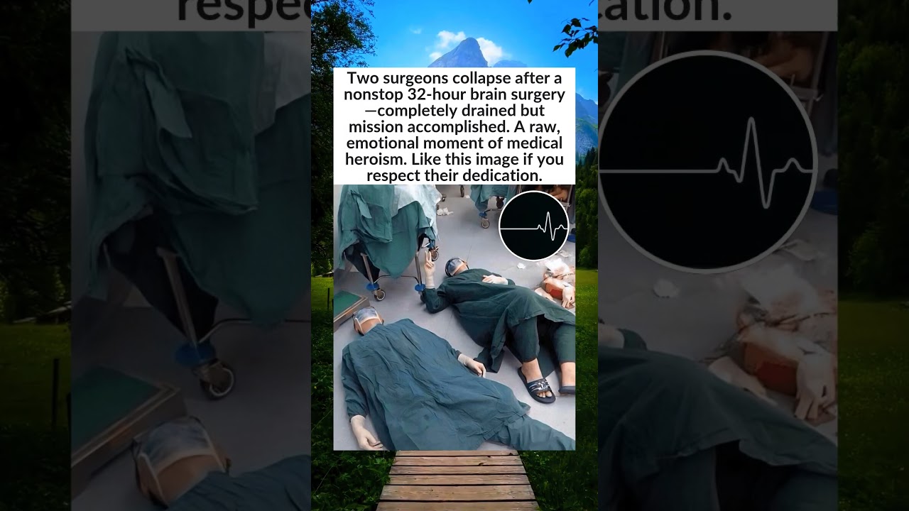 Two surgeons collapse after a nonstop 32-hour brain surgery