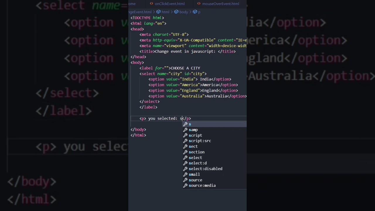 change event in JavaScript #suggested