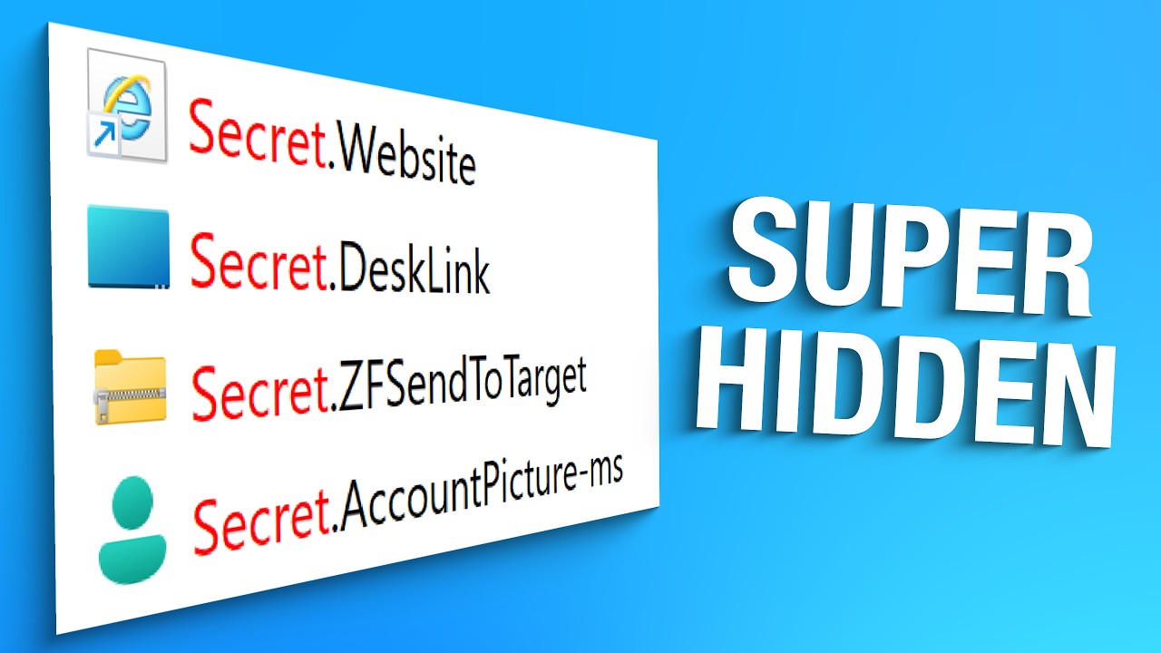 The 13 Secret File Extensions in Windows