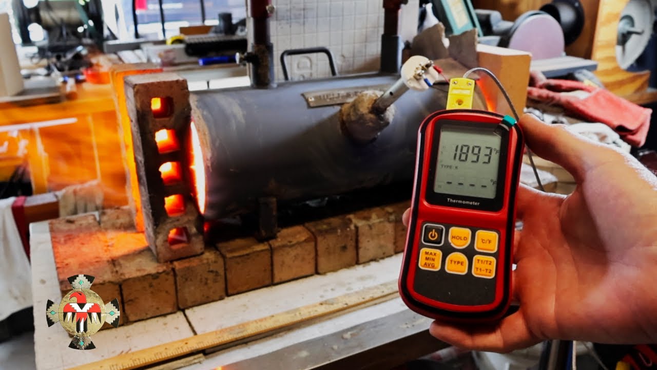 Re-lining my forge and installing a thermocouple for knife making