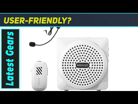 Best KASOHQEE 2-in-1 Voice Amplifier for Teachers & Streaming