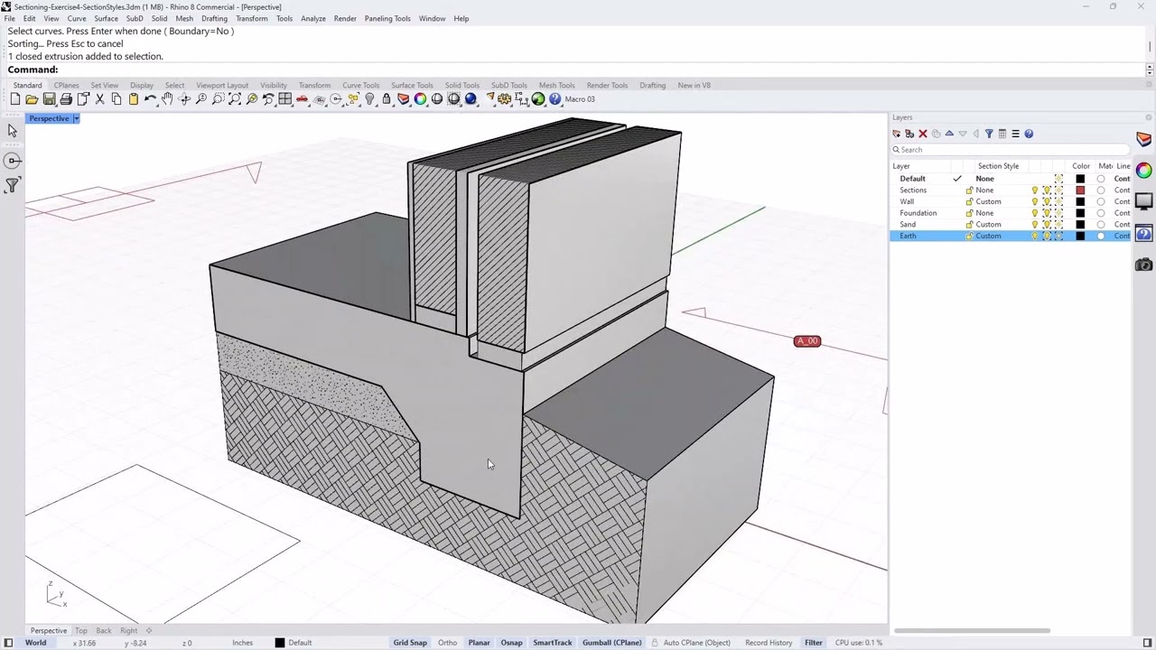Master Class: Rhino 8 Section Styles (10/15)