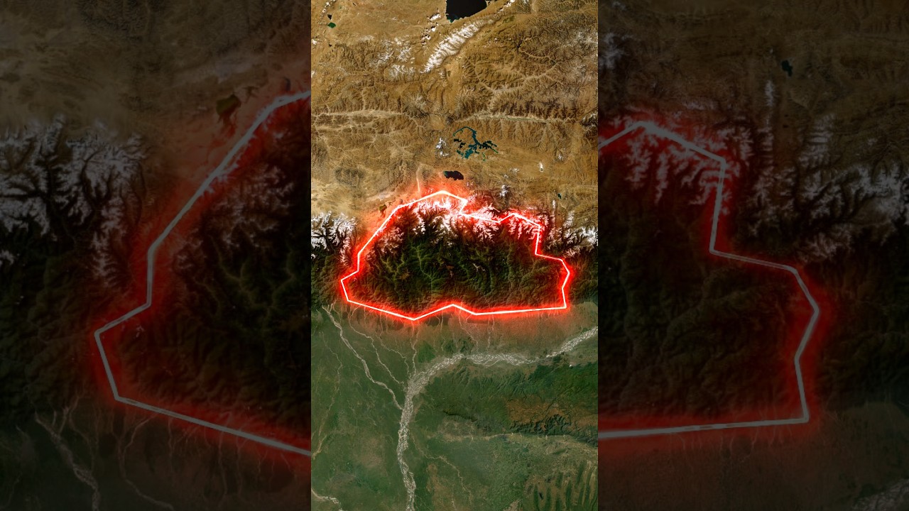Bhutan Map Animation #shorts