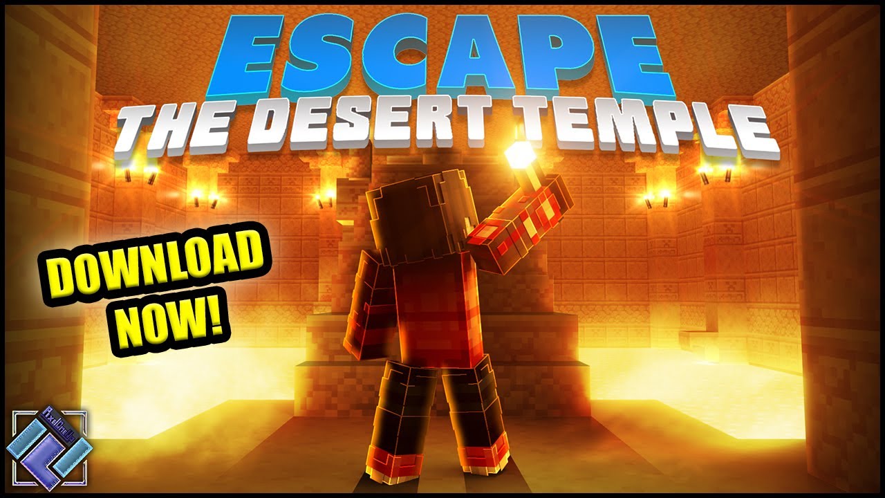 Escape the Desert Temple - Minecraft Map Playthrough!